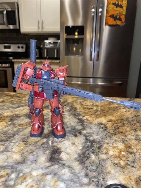 Hg Chars Zaku Ii Red Comet Ver Rgunpla
