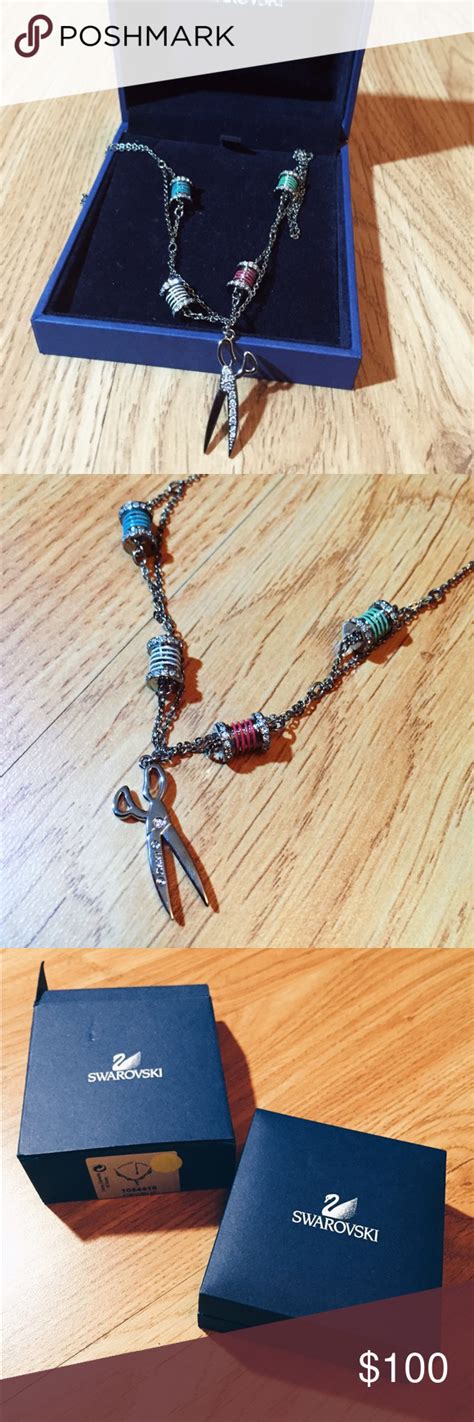 Swarovski Mad Hatter Alice In Wonderland Necklace Swarovski Jewelry