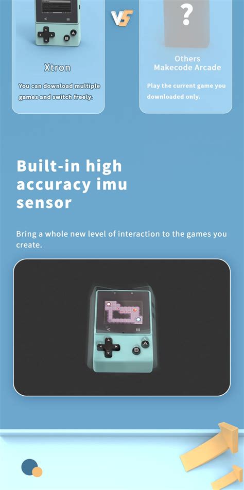 xtron pro programmable handheld game console makecode arcade with