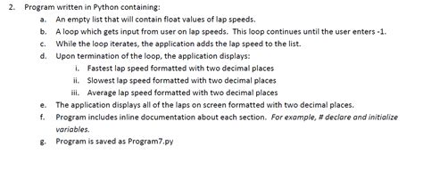 Solved A C Program Written In Python Containing An Chegg