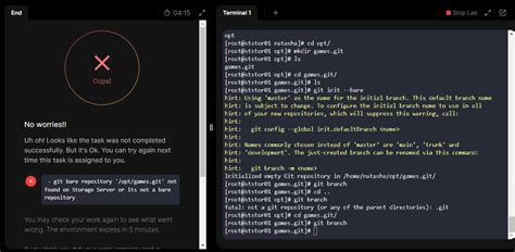 Git Bare Repository Opt Games Git Not Found On Storage Server Or