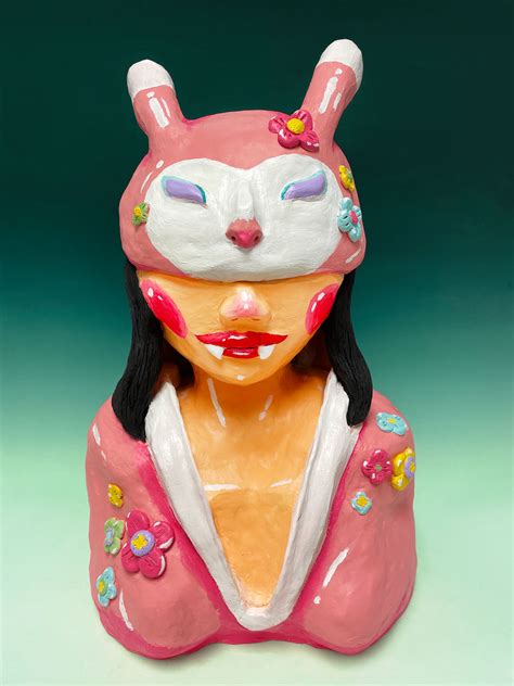 Statue Bust Of Yokai Woman By Ediebitty On Deviantart