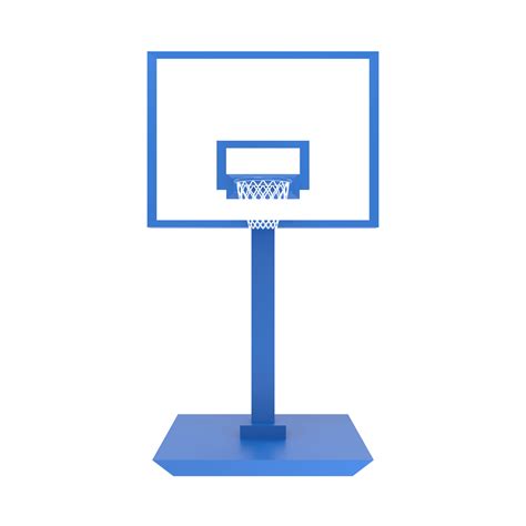 Basketball Panel Front View 3d Rendering 15153257 Png