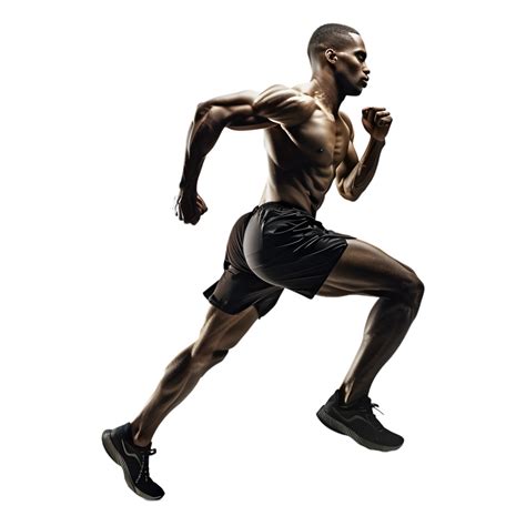 Athlete Running On Transparent Background PNG