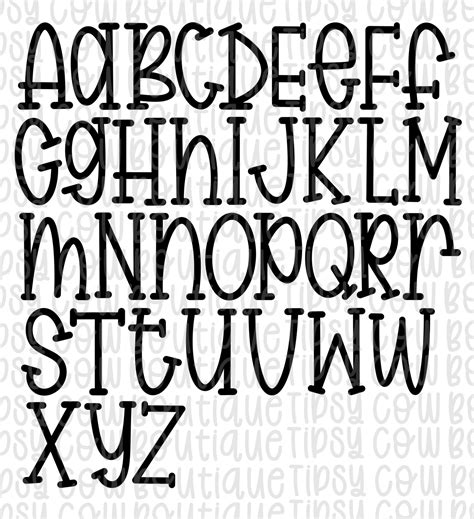 Cute Simple Fonts To Draw