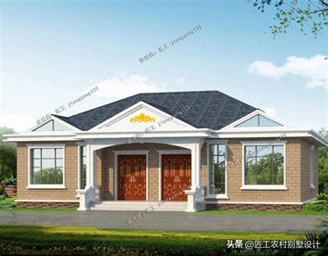 不想和父母同住，建一层双拼别墅，相互照顾又互不打扰，一举多得建筑设计独立
