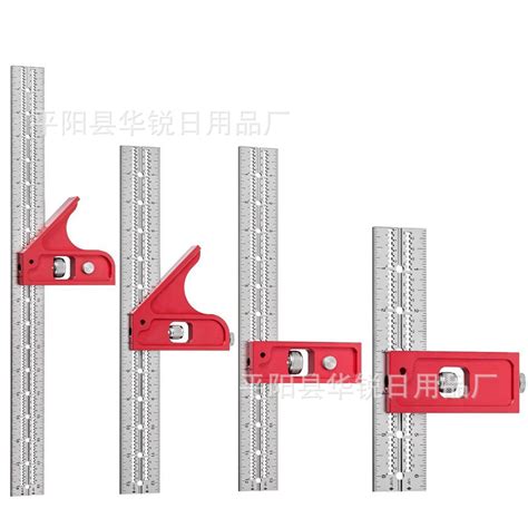 跨境爆款木工塑料卡尺one Time Tool可调节刻度尺测量尺 阿里巴巴