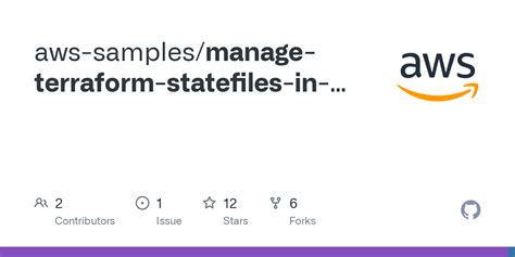 Github Aws Samplesmanage Terraform Statefiles In Aws Pipeline