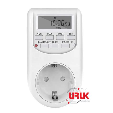 Digital Smart Timer Switch Outlet Plug 230vac Uruktech