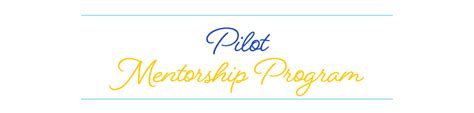 Pilot Mentorship Program Tri Delta