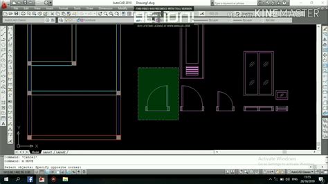 Membuat Denah Pos Satpam Menggunakan Autocad Youtube
