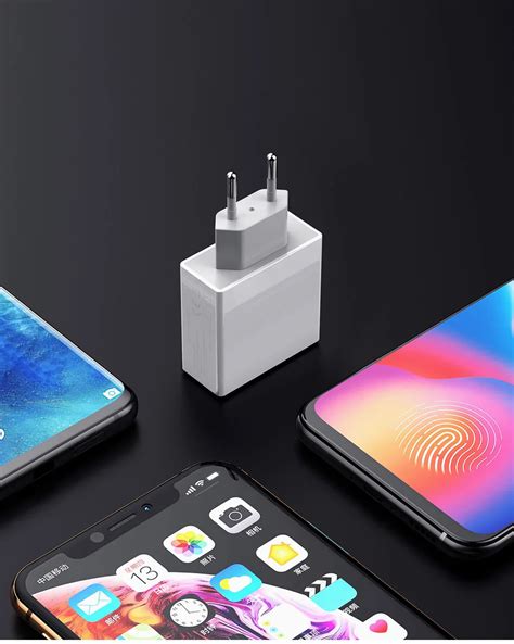 Светодиодный дисплей 3 USB зарядное устройство Универсальный мобильный ...