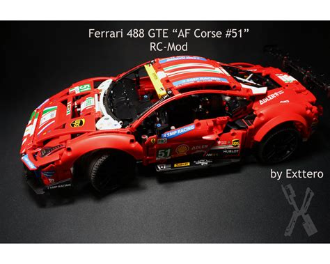 Lego Moc Ferrari 488 Gte Rc Mod By Extteroslegotechniccreations