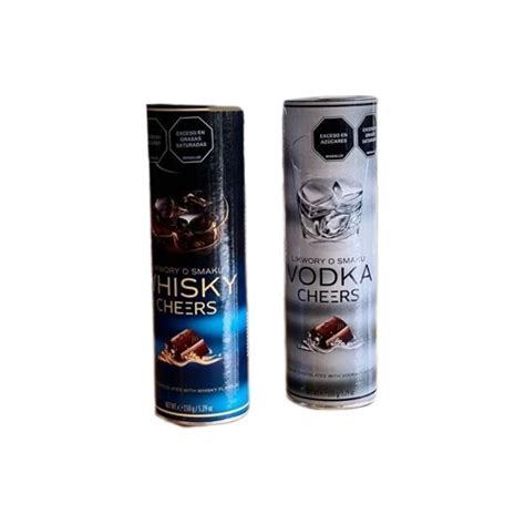 Chocolates Con Licor Whisky Cheers Mieszko Tubo 150 Grs Luegopago