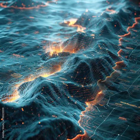 Close Up Of An Advanced Sonar Device Mapping Underwater Coastal Erosion