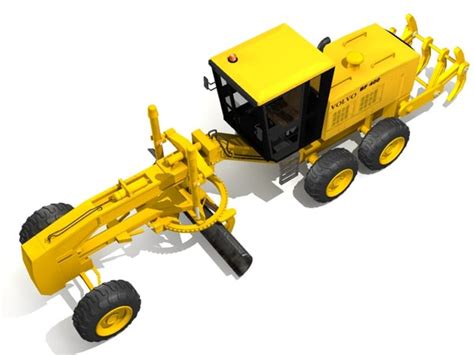 3d Motor Grader Model