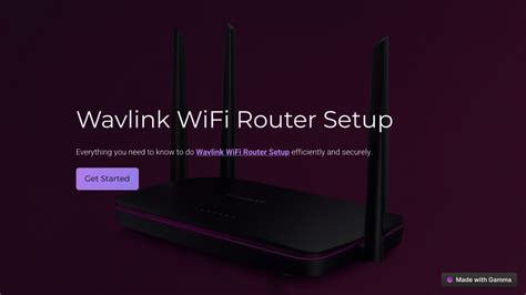 PPT Wavlink WiFi Router Setup Guide PowerPoint Presentation Free Download ID 13072103