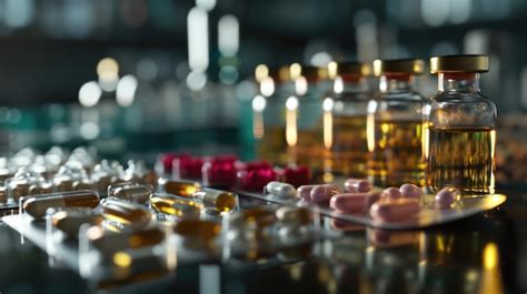 Premium Photo Multiple Prescription Bottles Filled With Various Pills