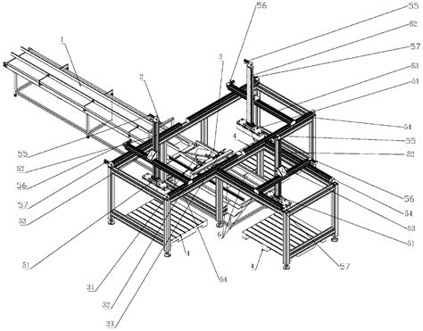 allocating and stacking system for storage logistics and working method