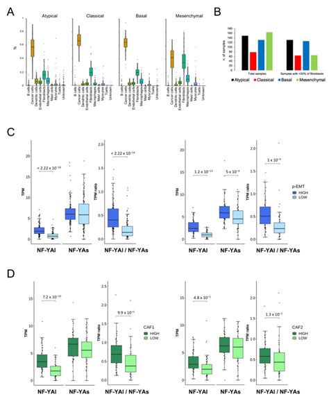 Correlation Of Nf Ya Isoforms According To Deconvolution Of The