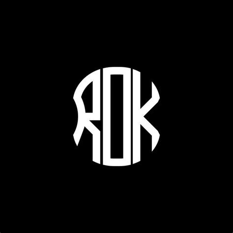 Rdk Letter Logo Abstract Creative Design Rdk Unique Design 14266556