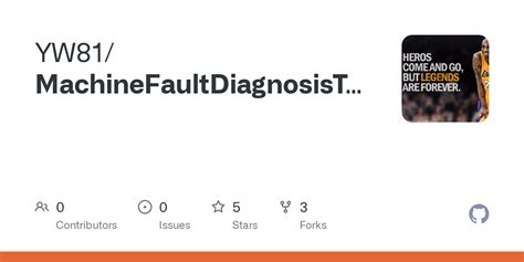 GitHub YW81 MachineFaultDiagnosisToolbox