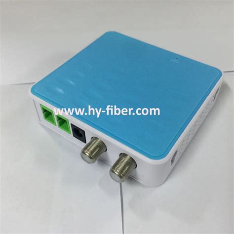Catv Optical Node Mini Ftth Receiver Catv Fiber Optical Wdm Converter With Two Rf Port In Fiber