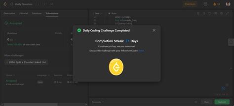 Baburao Sanivada On Linkedin Day42 Leetcode Geeksforgeeks