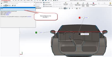 SolidWorks Performance Hack SolidWorks Surfacing How To Measure At A Specific Surface