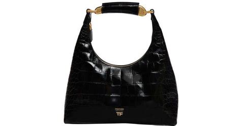 Tom Ford Bianca Hobo Bag In Black Lyst