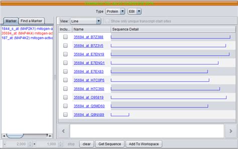 sequence retriever geworkbench