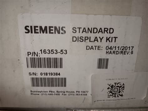 New Siemens 16353 43 12 Moore 353 Display Assembly C And G Surplus Inc
