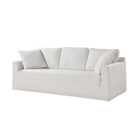 Jayden Creation Cedric Modern 85 In Square Arm Polyester Upholstery