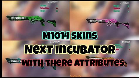 Next Incubator M1014 Skins And There Attribute Youtube