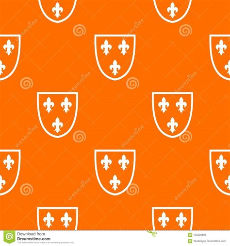 Crest Pattern Seamless Stock Vector Illustration Of Antique 100326686