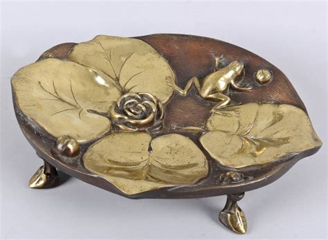 Bronzen Schaal Kikker Lot Detail Twents Veilinghuis