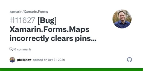Bug Xamarin Forms Maps Incorrectly Clears Pins On ItemsSource Reset