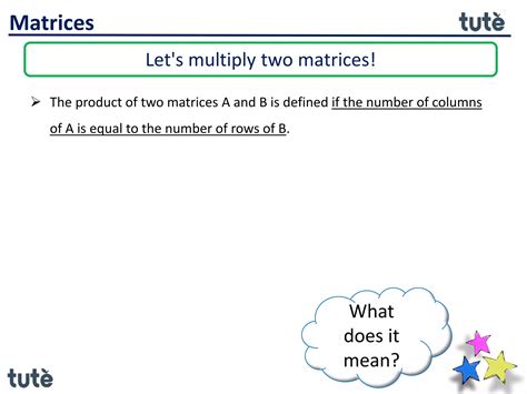 Matrices Multiplication Of Matrices Pptx