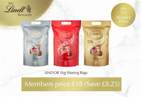 Lindt Lindor Strawberries And Cream Chocolate Truffles Box 200g Lindt