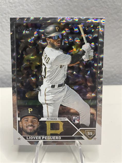 Liover Peguero RC 2023 Topps Series 1 Super Box Silver Foil Parallel