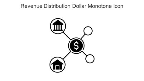 Revenue Distribution Dollar Monotone Icon In Powerpoint Pptx Png And Editable Eps Format PPT
