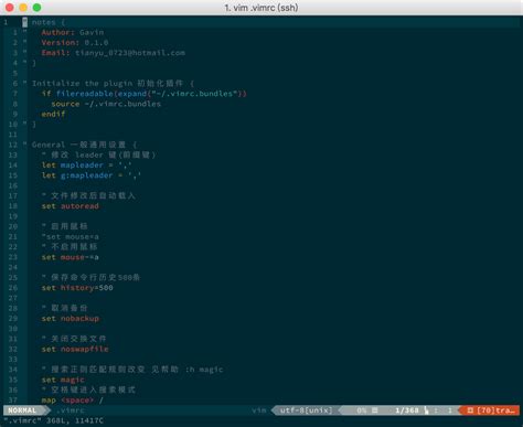 Github Gavin G Vim Vim