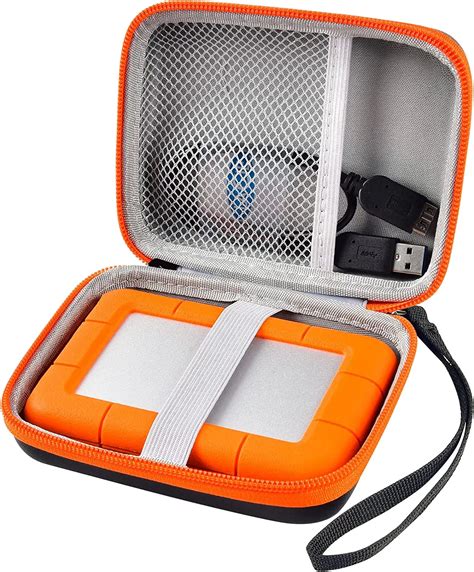 휴대용 외장 하드 드라이브 하드 드라이브용 스토리지 홀더 Lacie Rugged Mini와 호환 가능한 케이스 1tb