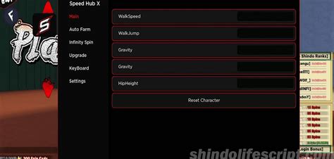 Shindo Life Script Speed Hub X Auto Farm Inf Spins More