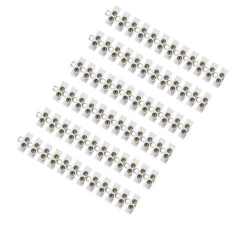 10pcs 10a Terminal Block White Screw Terminal Connector 10pcs 10a Terminal Block White Screw Terminal Connector