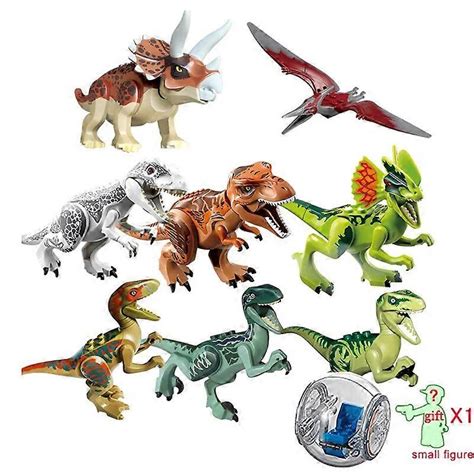 Jurassic World Building Blocks Dinosaurs Figures Bricks With Escape