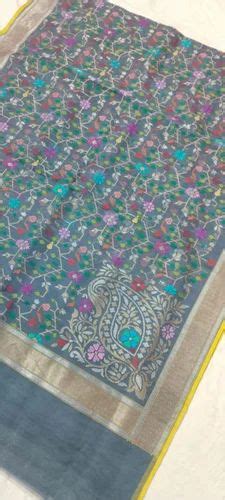 Weaving Ladies Pure Silk Saree 63 M With Blouse Piece At ₹ 95000 In