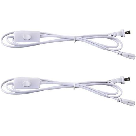 4 Pack T5 T8 Led Tube Light Power Extension Cord Grow Plug Cable