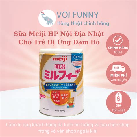 ChÍnh HÃng MẪu MỚi NhẤt Sữa Dinh Dưỡng Meiji Hp Nội Địa Nhật Cho