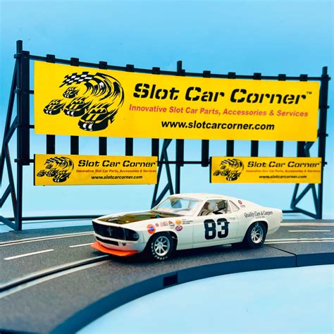 Rts 8a53 Curved Billboard Slot Car Corner